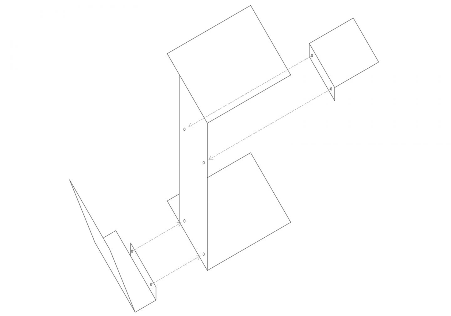 Buy Side table - Grey - Magazines