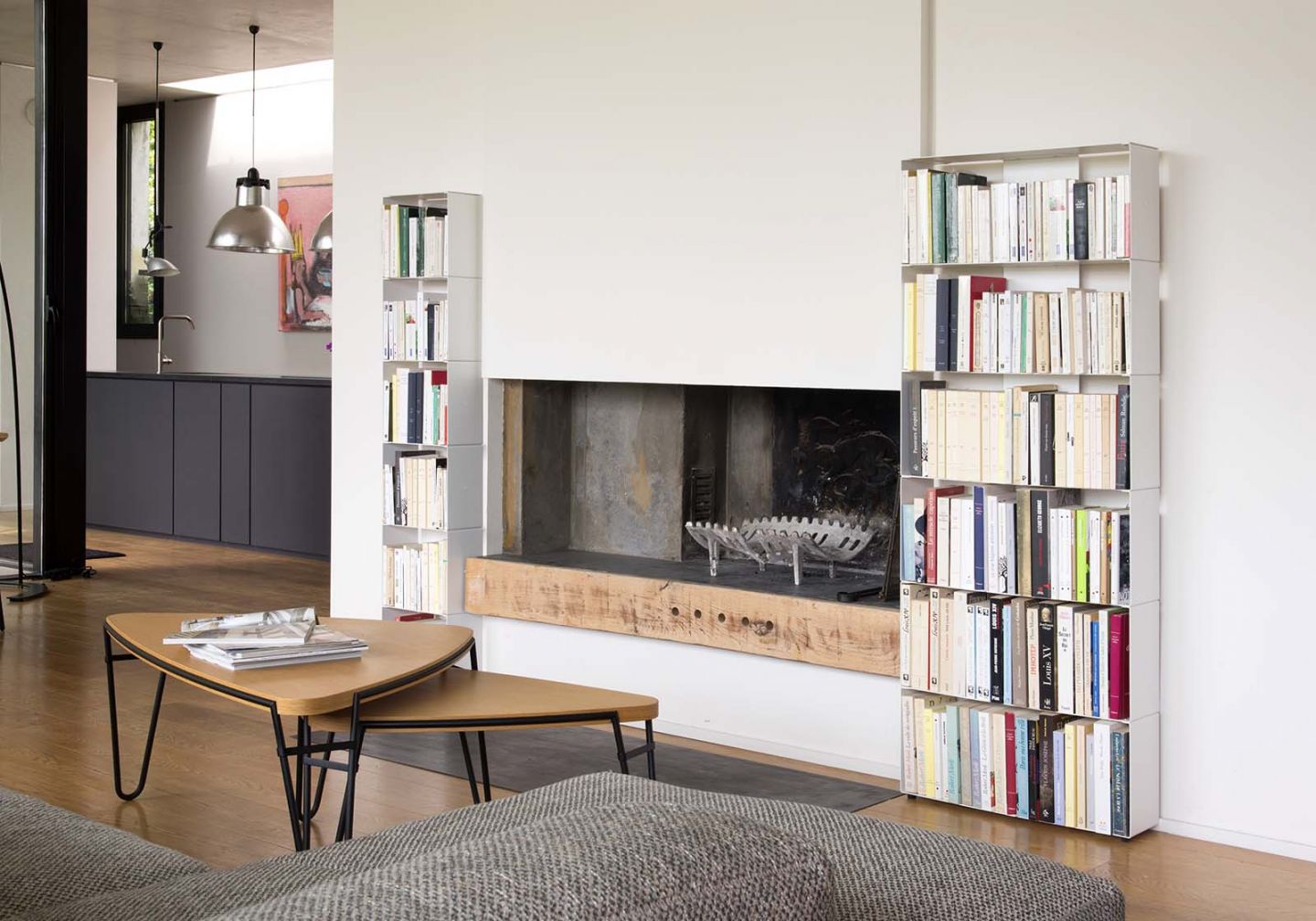 Small Bookcase W30 H50 D15 cm - 2 shelves