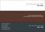 Buy Wall bookshelf rust color - 17.71 inches - Set of 4