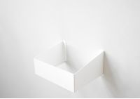 Buy Vinyl Storage Wall Shelf - White
