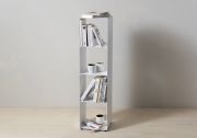 Buy Cube shelf - Steel column storage - 4 shelves