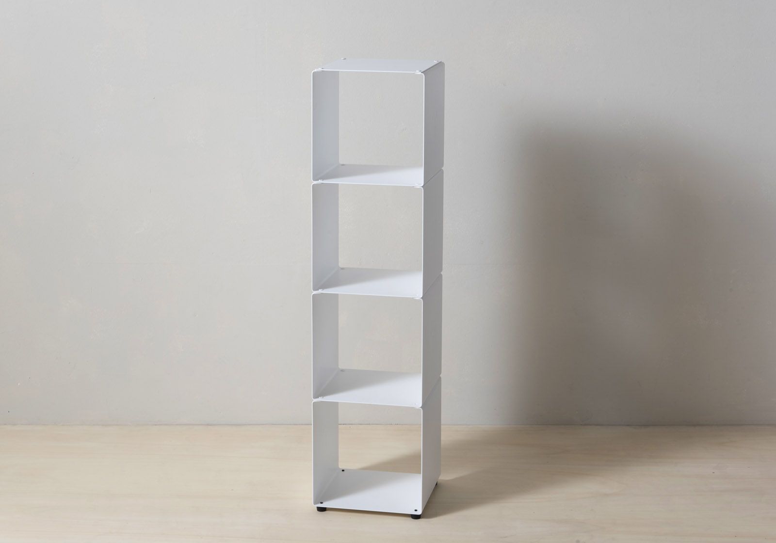 Buy Cube shelf - Steel column storage - 4 shelves