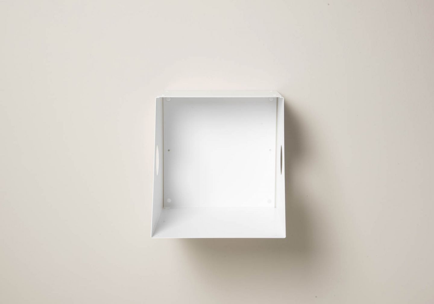 Buy Vinyl record storage box - Metal White