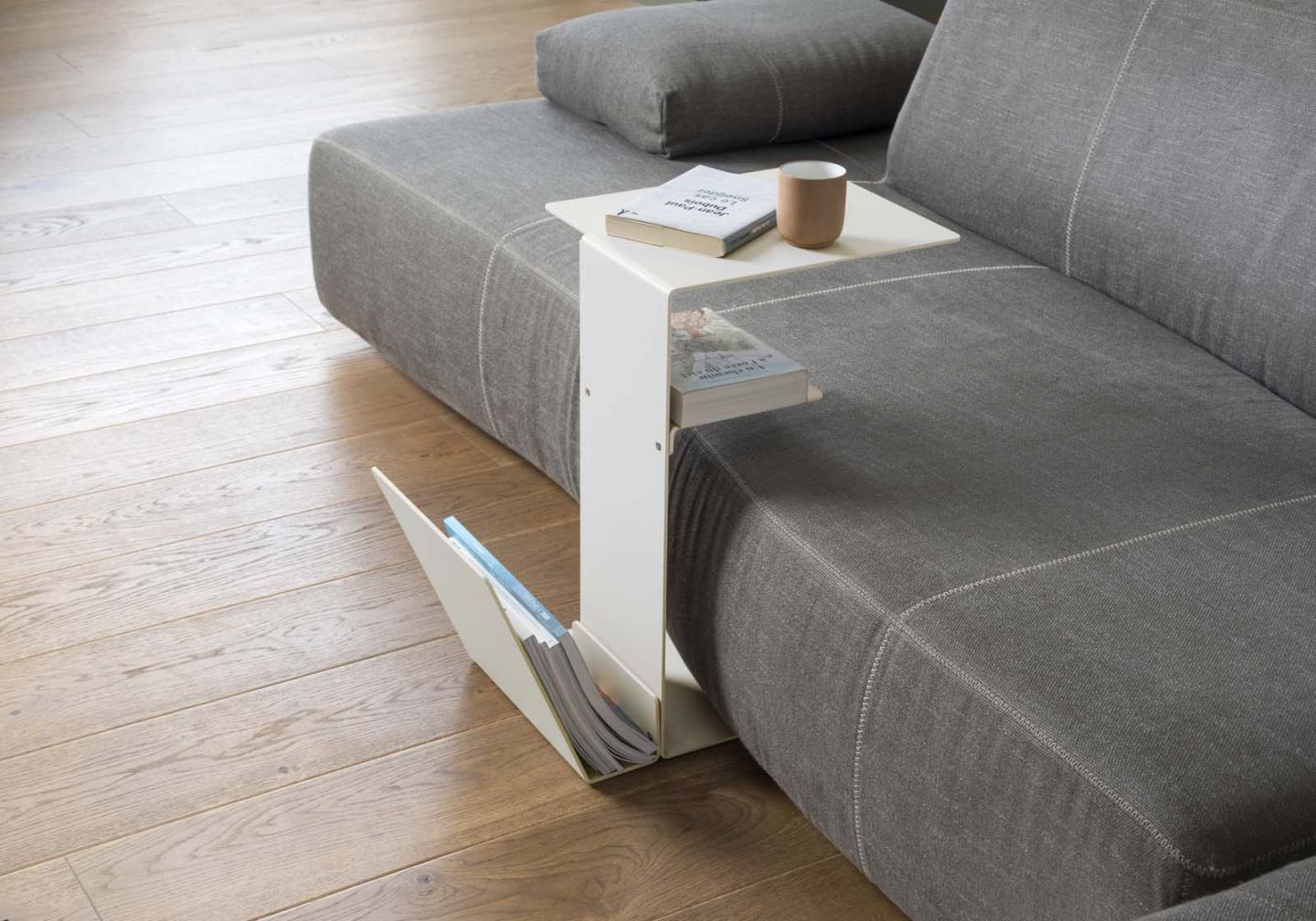 Buy White side table - Magazines